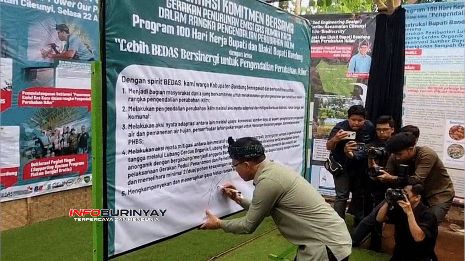 Gerakan Pengendalian Perubahan Iklim Tandai 100 Hari Kerja Bupati ...